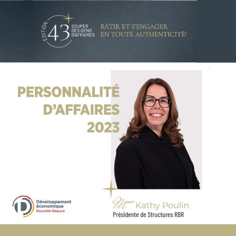 KATHY POULIN, LA PERSONNALITÉ D'AFFAIRES 2023